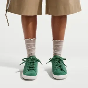 Nike Classic Suede Leather Lace-up Sneakers - Green