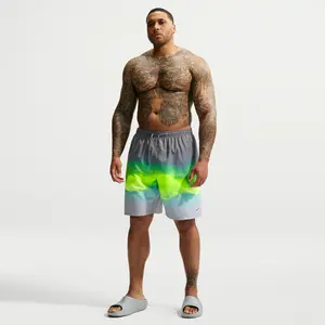 Nike Breaker 9" Volley Short With Brief Lining - Grey