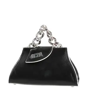 Gcds Leather Mini Bag With Chain Top Handle
