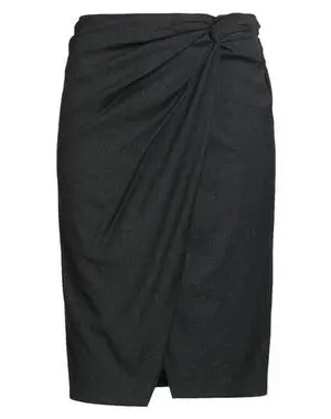 Pinko Midi Pencil Skirt In Wool Blend