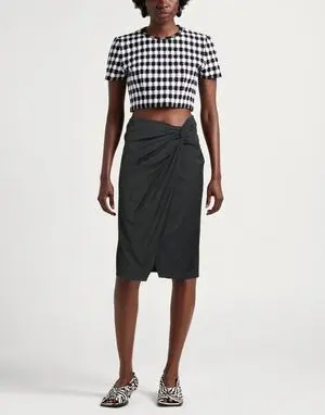 Pinko Midi Pencil Skirt In Wool Blend