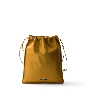 Prada Silk Duchess Pouch - Whiskey