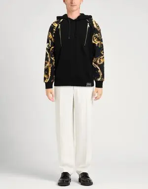 Versace Hooded Sweatshirt With Signature Print