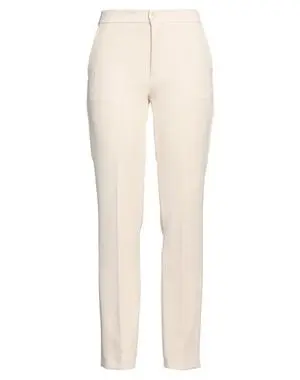TWINSET Polyester And Elastane Tailored Trousers - White