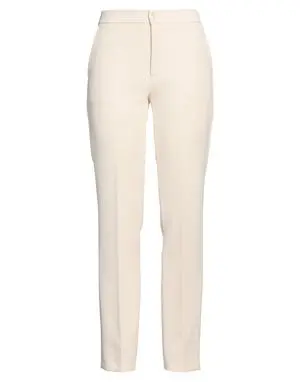 TWINSET Polyester And Elastane Tailored Trousers - White