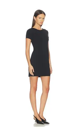 FRAME X Alexandra Leclerc The Monaco Mini Dress - Black