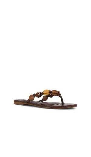Schutz Sapphire Sandal - Root Brown