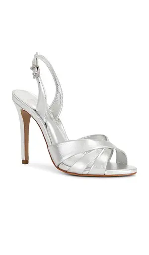 Schutz Keefa Sling Buckle Sandal - Silver