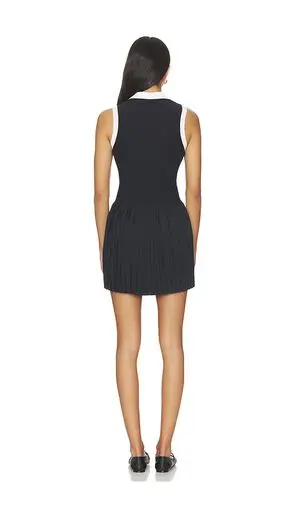 Goldbergh X Sleeveless Plissé Dress
