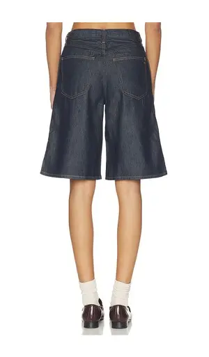 Madewell V Waist Bermuda Short In Airy Denim