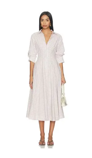 Simkhai Jazz Pintuck Midi Dress