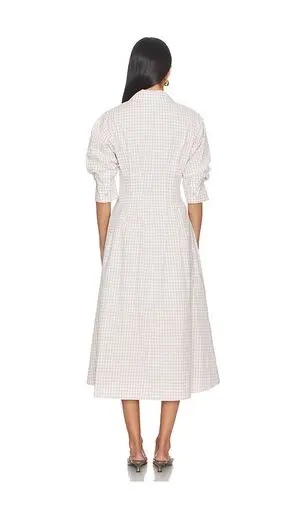 Simkhai Jazz Pintuck Midi Dress