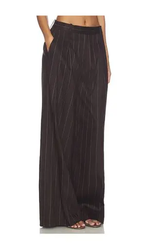 Helmut Lang Wide Leg Pleated Trousers