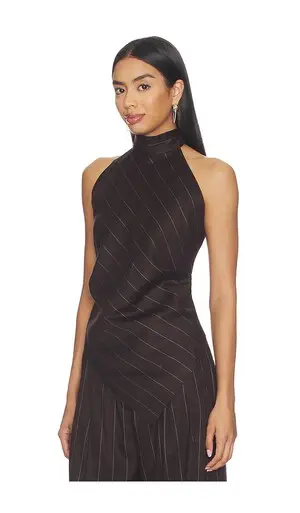 Helmut Lang Halter Scarf Top