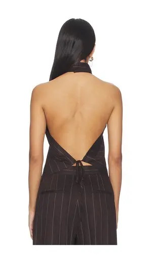 Helmut Lang Halter Scarf Top