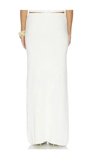 ASTA RESORT Pointelle Carolina Maxi Skirt