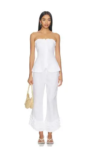 Posse Florence Strapless Top - Ivory