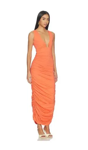 Susana Monaco Square Wire Gathered Tank Maxi Dress - Extra