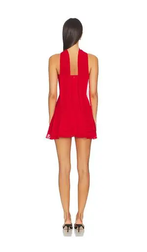 MORE TO COME Emery Strapless Mini Dress - Red