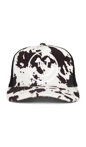 HAPPY CAPS Two Tone Trucker Cap - Cow