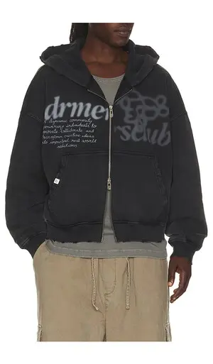 DRMERS CLUB Parallel Zip Up Hoodie