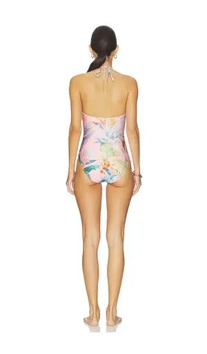 L'Agence Opus Halter One Piece Swimsuit