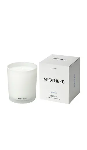 APOTHEKE Classic Candle In White - Canvas