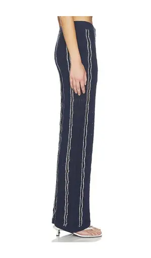 Central Park West Amber Novelty Stitch Sweater Pant