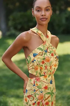 Farm Rio X Halter Mini Dress