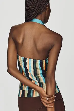 Maeve Cowl Neck Halter Top