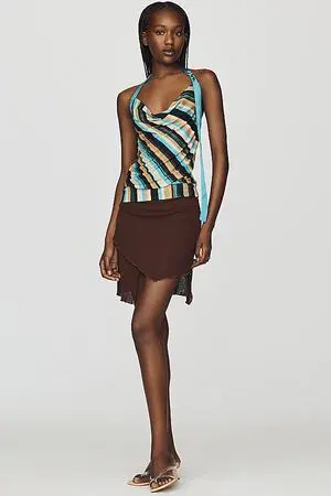 Maeve Cowl Neck Halter Top