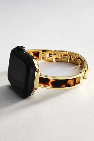POSH TECH Addison Metal & Apple Watch Band - Tortoise