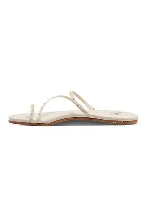Beek Ula Toe-loop Sandals With Stud Detail - White