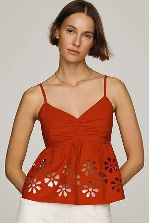 Rails Cotton Cutwork Tank Top