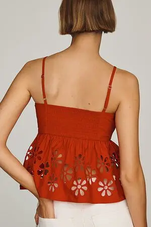 Rails Cotton Cutwork Tank Top