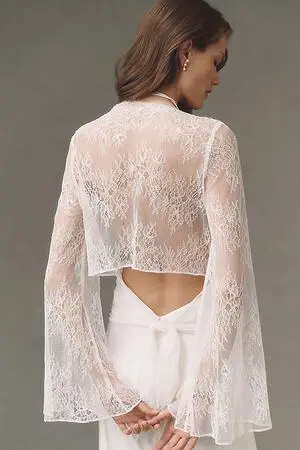 Shona Joy Lambent Long-sleeve Lace Top