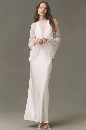 Shona Joy Lambent Long-sleeve Lace Top