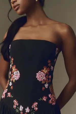 HELSI Carole Strapless Embellished Maxi Dress