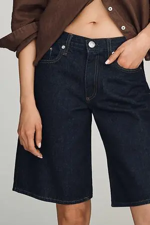 Rag & Bone High-rise Cotton Shorts - Black