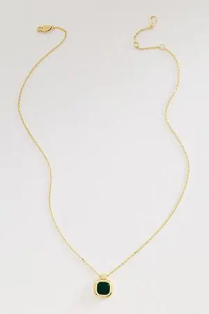 ANA LUISA Clara Pendant Necklace - Green Pattern