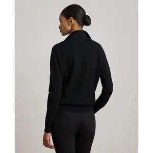 Ralph Lauren Cotton-modal Polo Sweater - Black