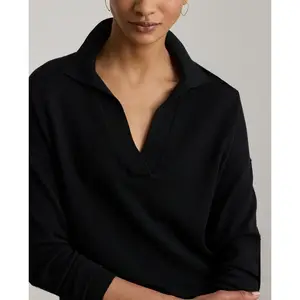 Ralph Lauren Cotton-modal Polo Sweater - Black