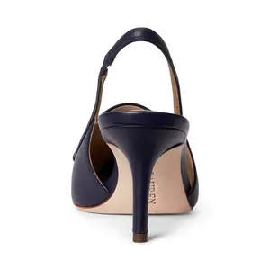 Ralph Lauren Khloe Nappa-canvas Slingback Loafer Pump