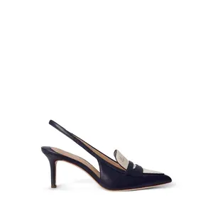 Ralph Lauren Khloe Nappa-canvas Slingback Loafer Pump