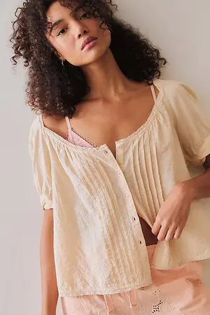 Button Up Sleepwear For Women