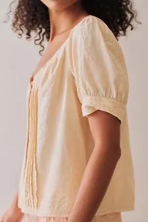 Free People On Repeat Lounge Top - Ecru