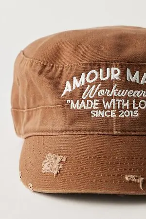 Free People Amour Inc Workwear Cadet Cap
