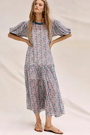 Free People Courtside Crush Maxi Dress - Garden Combo