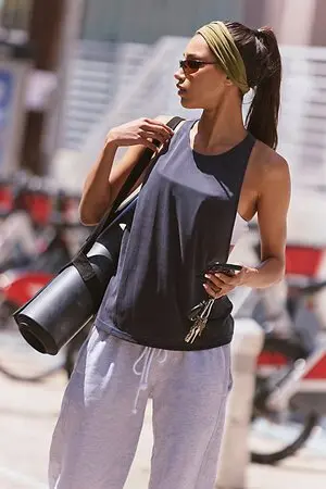 Free People Cupro Cami Tank Top - Black