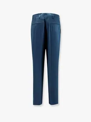 Dries Van Noten Portias Satin Wide Leg Trousers